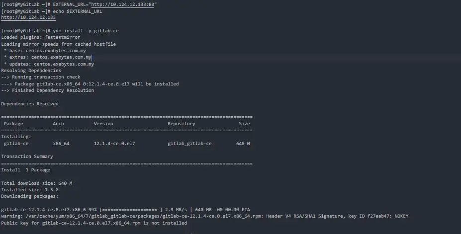 How to set up Gitlab for Continuous Integration and Deployment on CentOS
