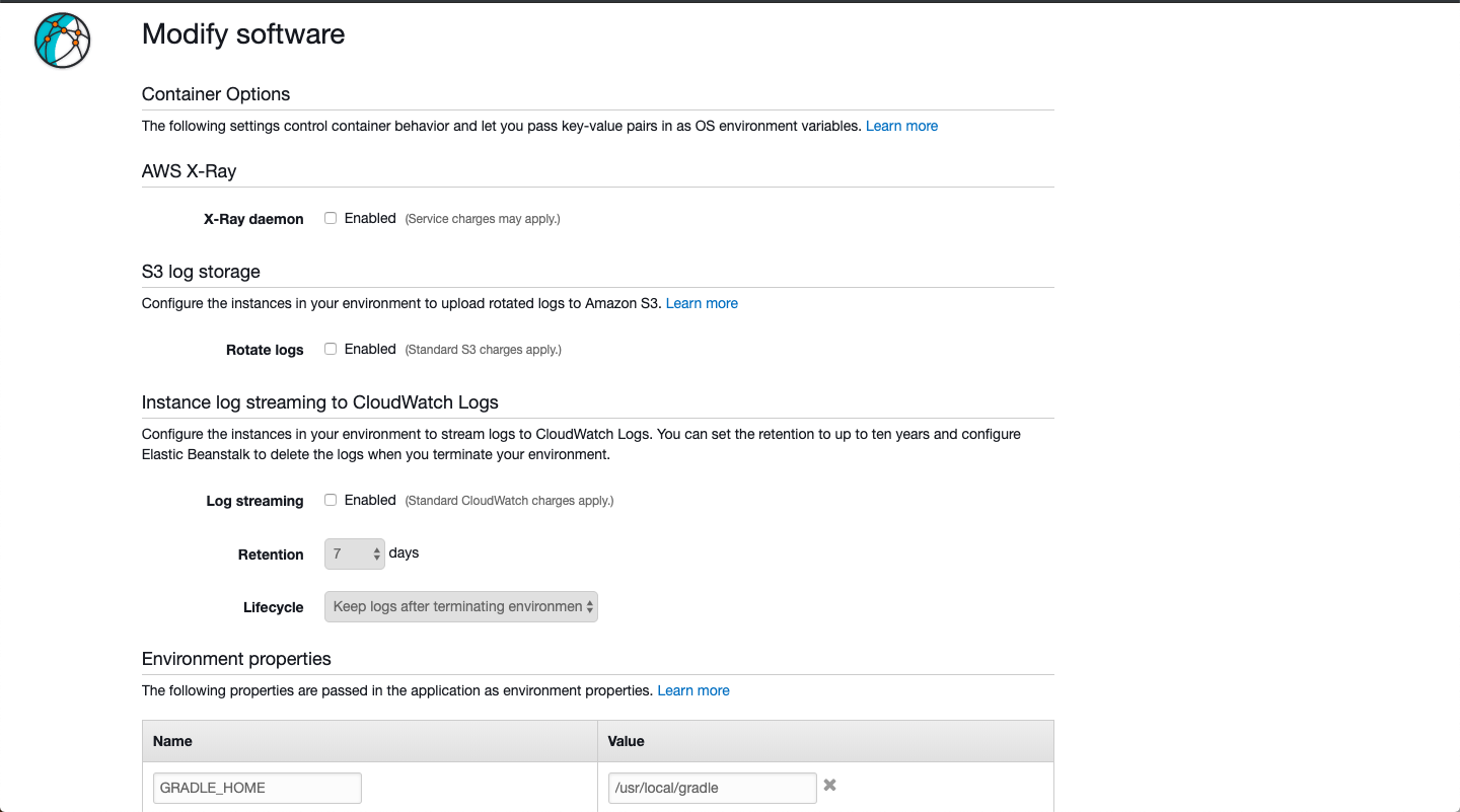 How to setup an Elastic Beanstalk Application on AWS