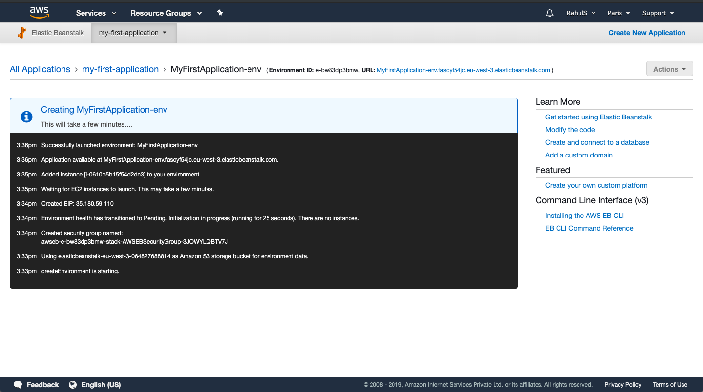 How to setup an Elastic Beanstalk Application on AWS How to setup an Elastic Beanstalk Application on AWS