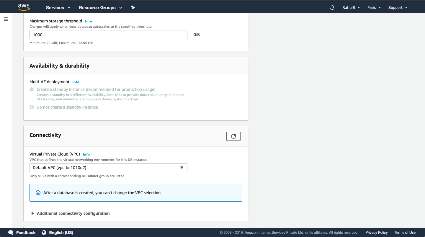 How To Setup An Rds Mysql Relation Database Mysql Instance On Aws