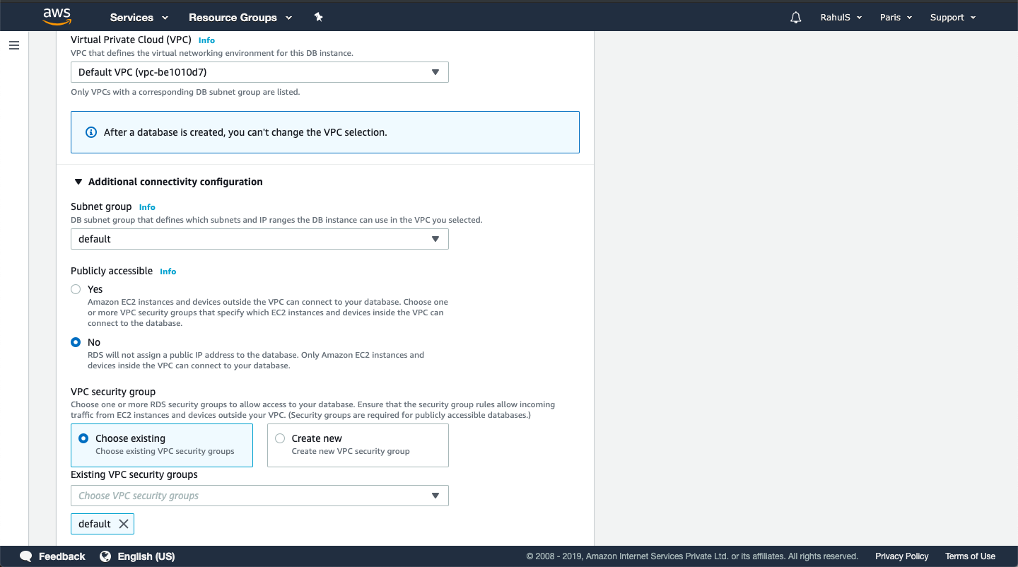 How To Setup An Rds Mysql Relation Database Mysql Instance On Aws