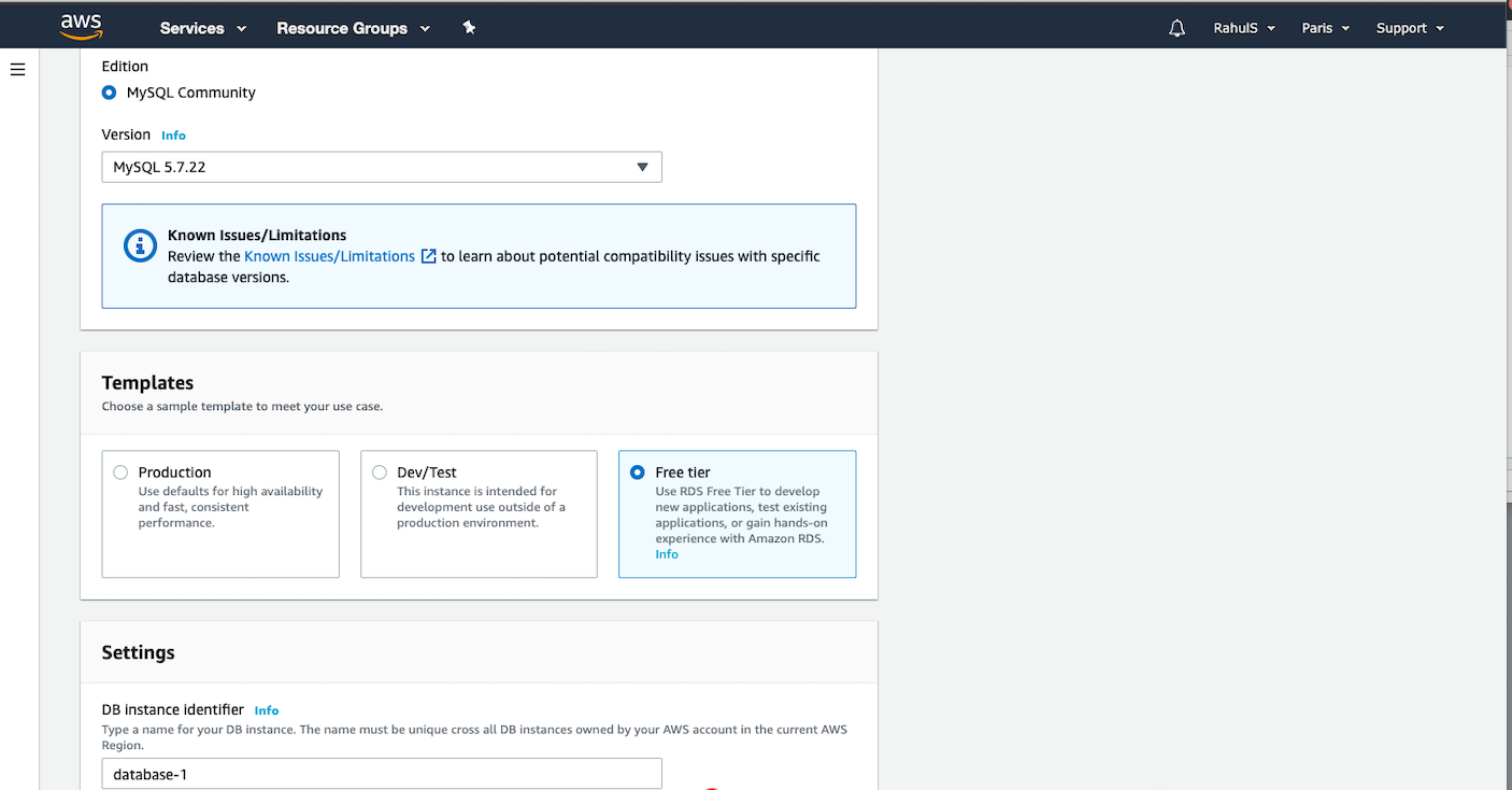 How To Setup An Rds Mysql Relation Database Mysql Instance On Aws