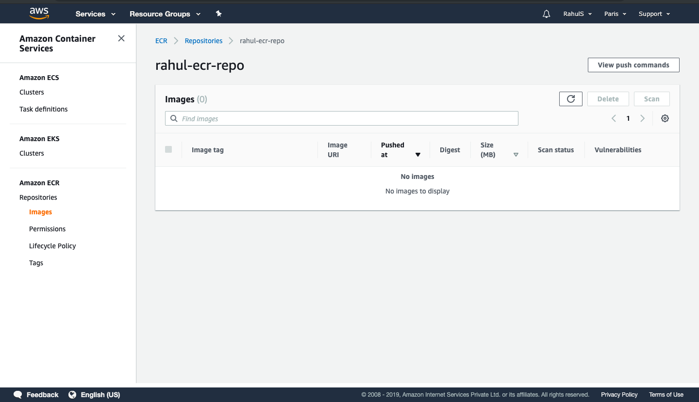 How to setup Elastic Container Registry (ECR) for Docker on AWS