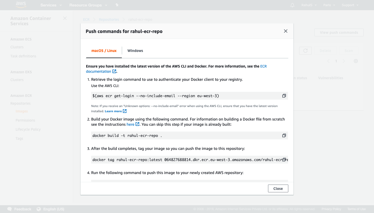 How To Setup Elastic Container Registry Ecr For Docker On Aws