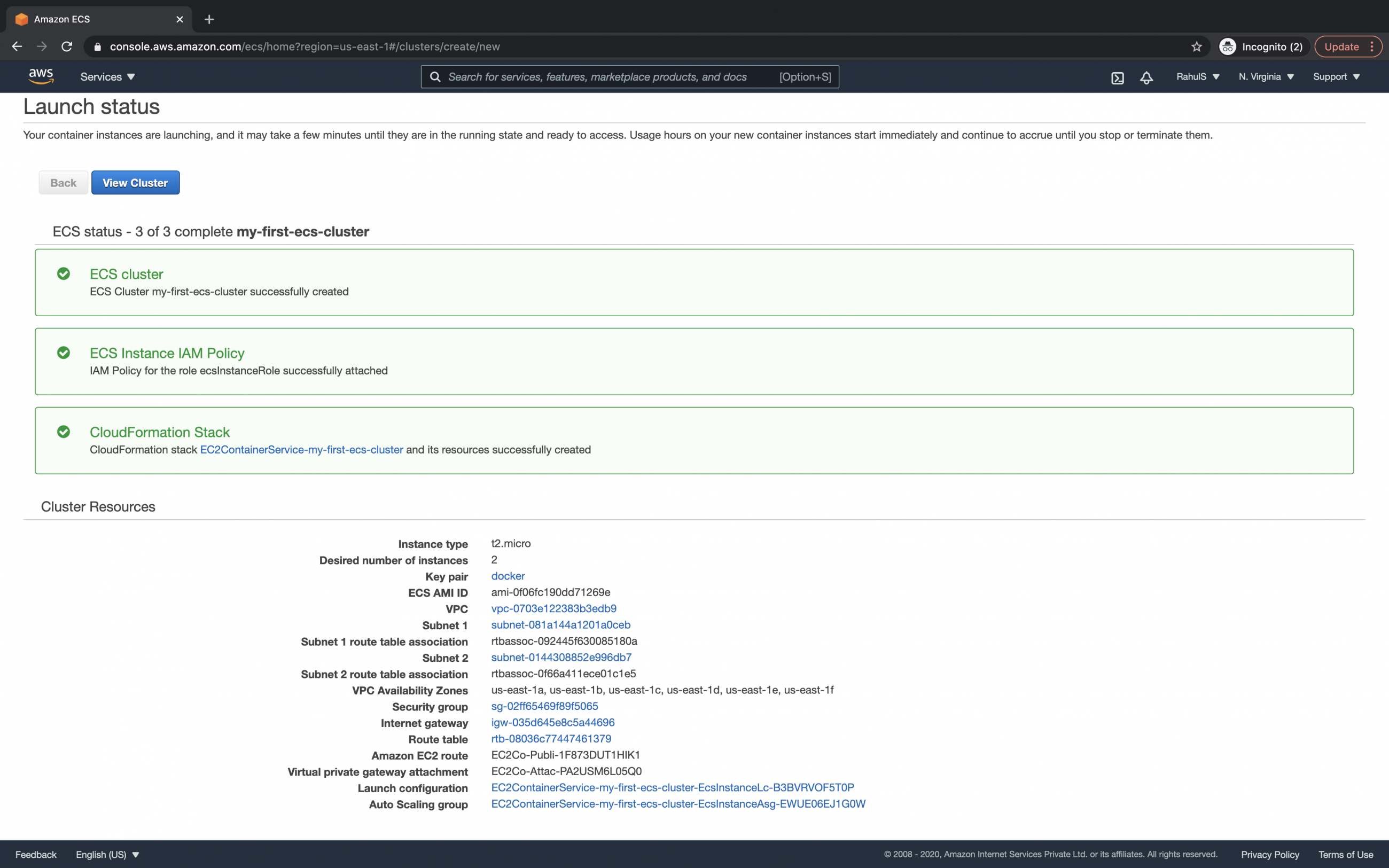 How To Setup Elastic Container Service Ecs On Aws Cộng Đồng Linux