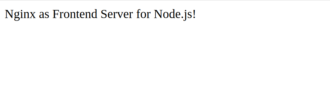 How To Install Nodejs On Debian 10 And Configure Nginx As A Frontend Proxy Server 5787