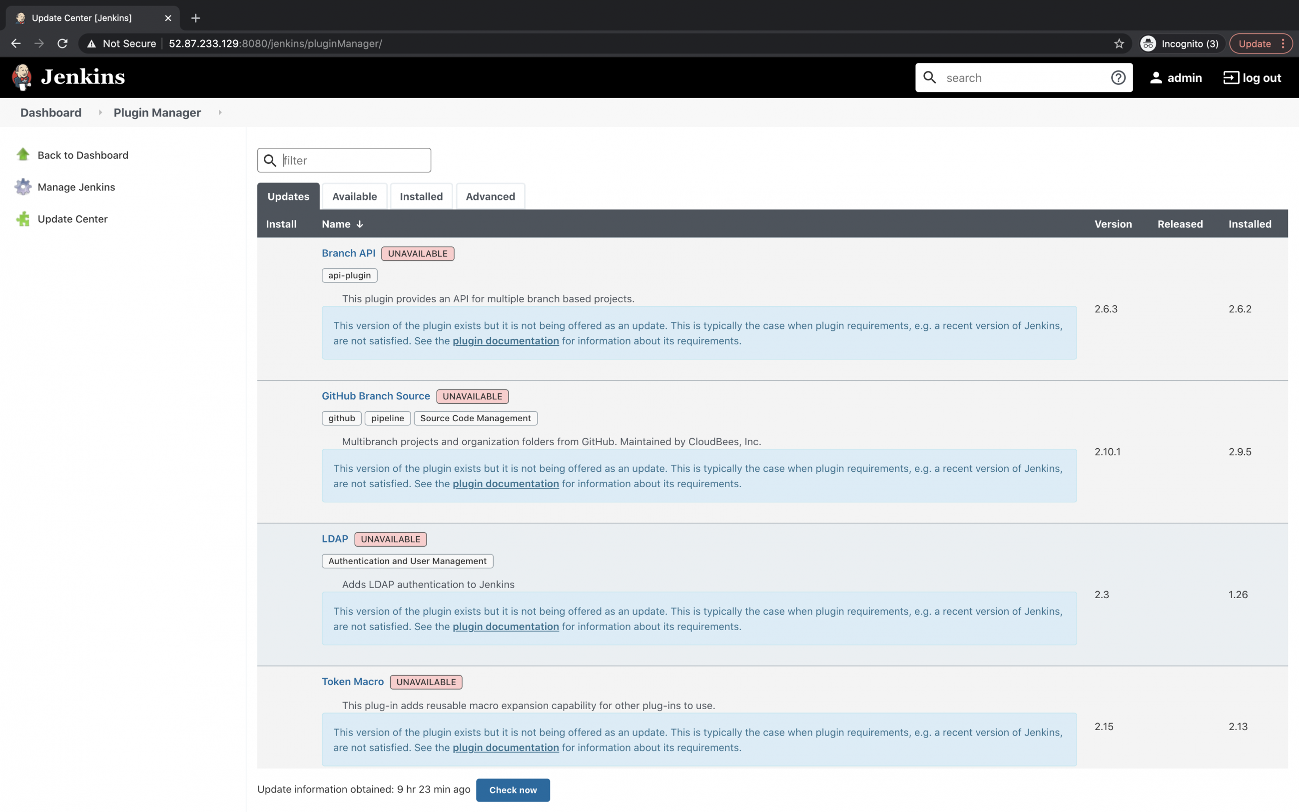 How to store AWS user access key and secret key in Jenkins