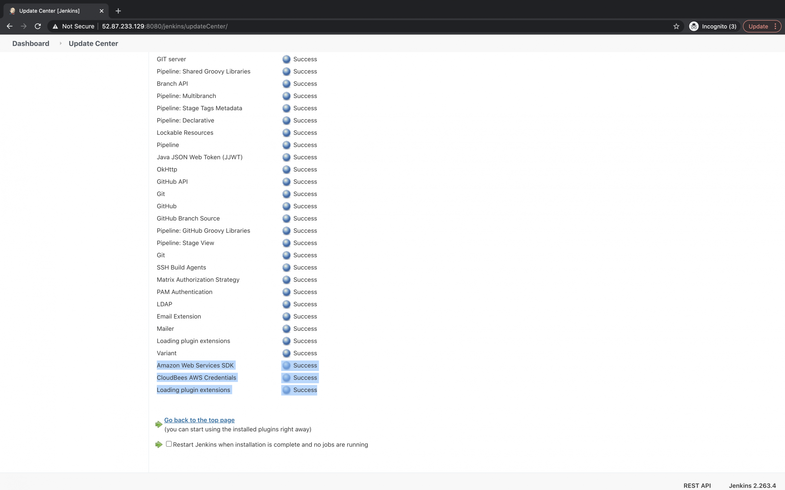 How to store AWS user access key and secret key in Jenkins
