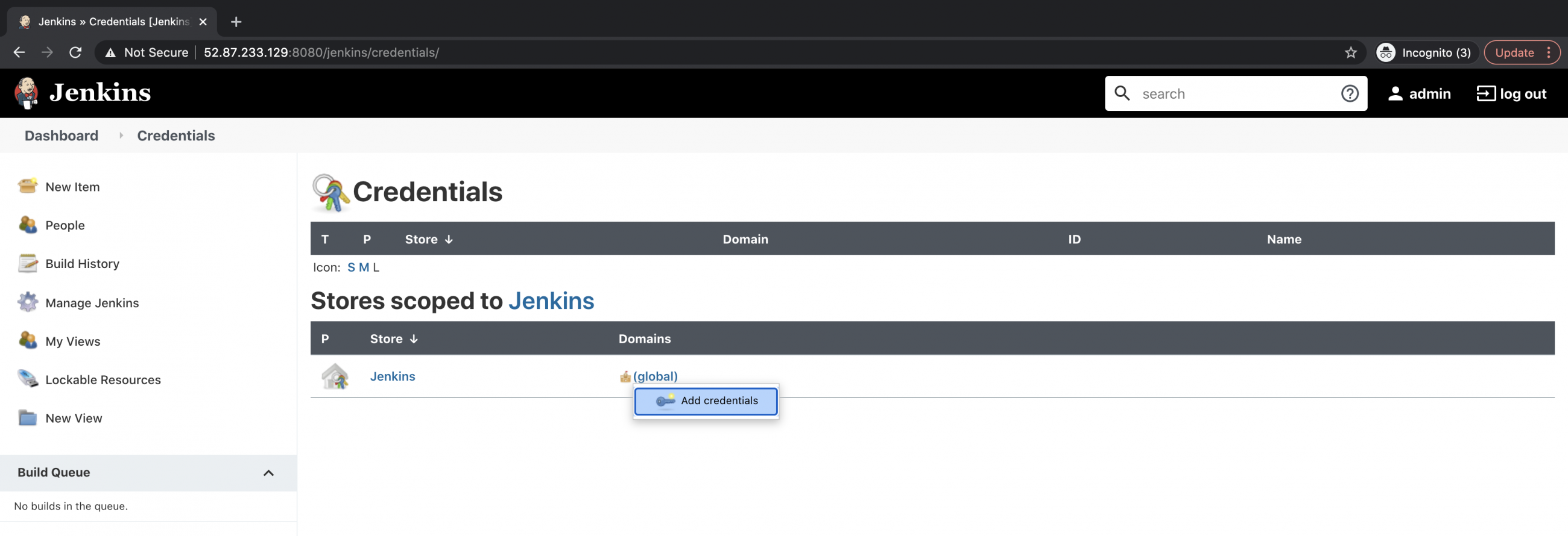 How To Store Aws User Access Key And Secret Key In Jenkins