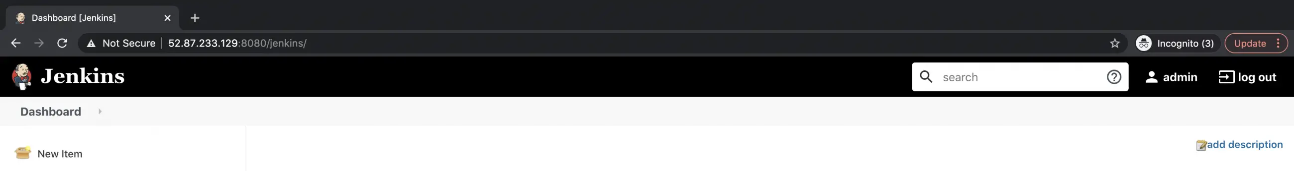 How to store AWS user access key and secret key in Jenkins