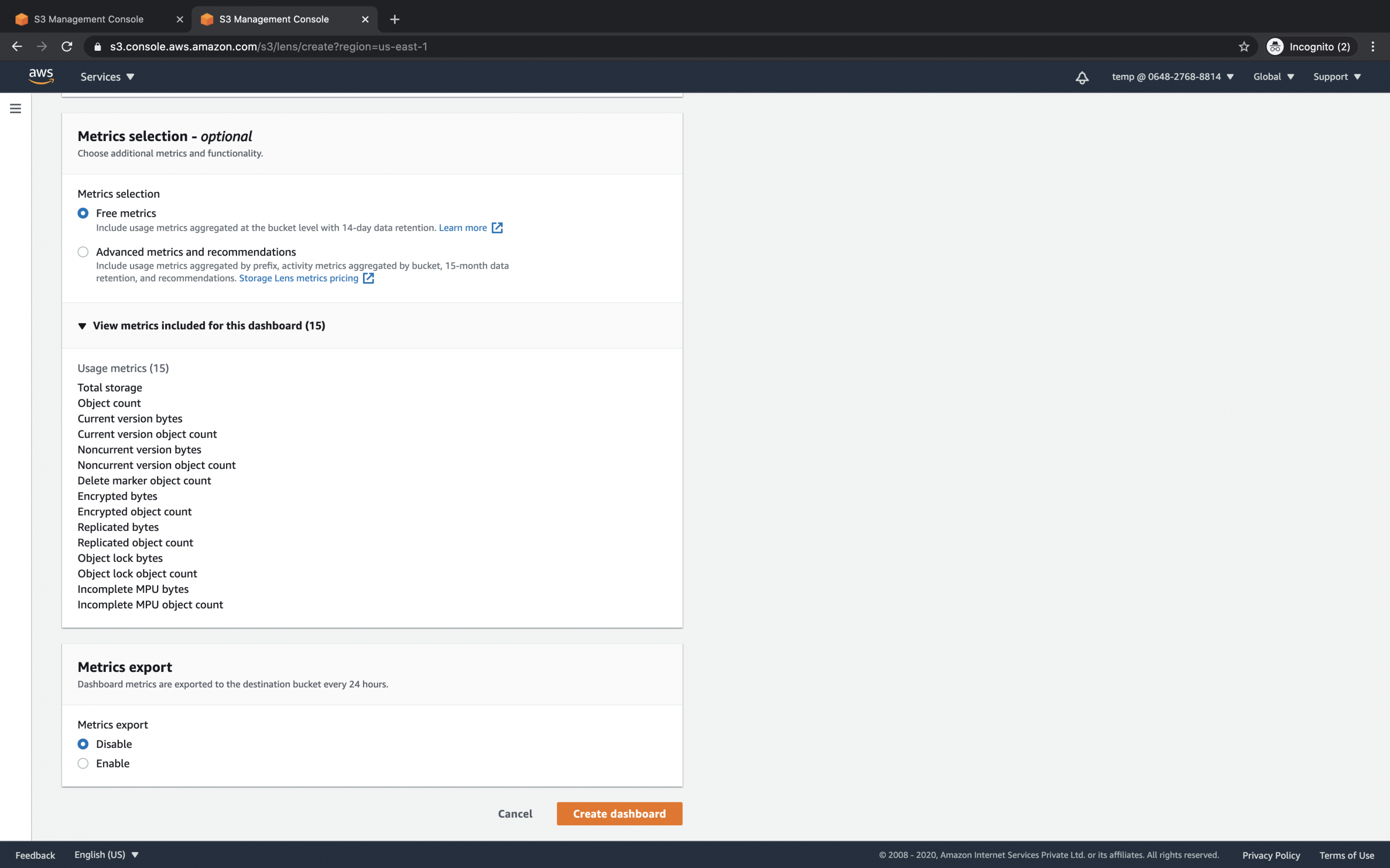 How To Use S3 Storage Lens To View Storage Usage And Activity Metrics Of S3 Bucket On Aws