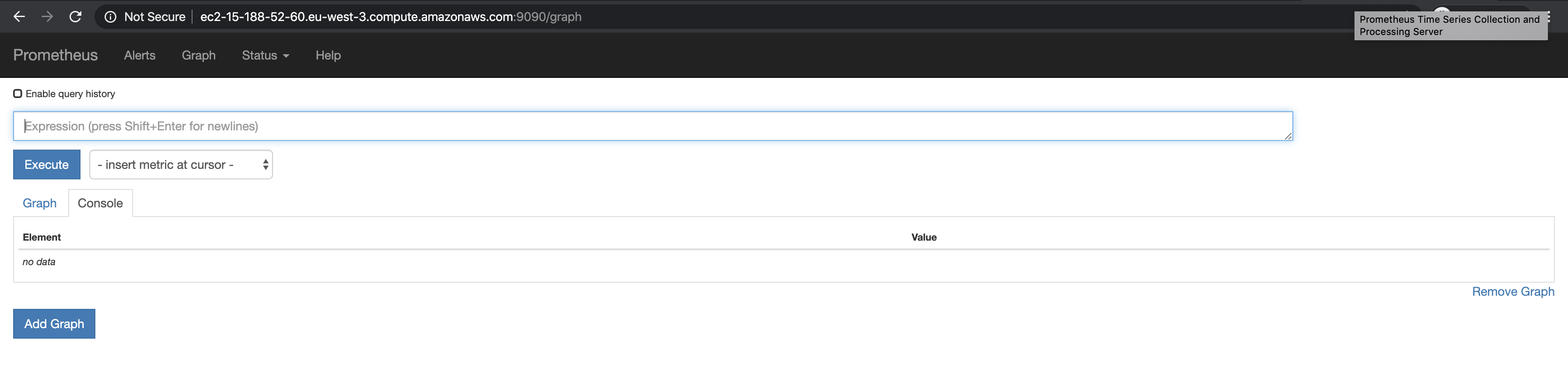Install and configure Grafana with Prometheus on the AWS Ubuntu 18.04 LTS EC2 Instance.