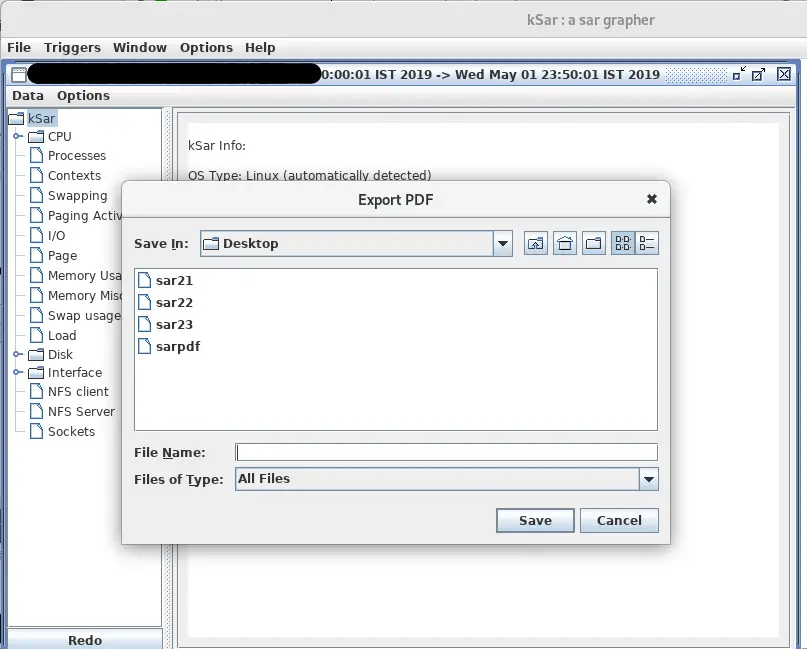 Install and configure sar and ksar for daily monitoring on Linux and generate PDF reports - Cộng ...