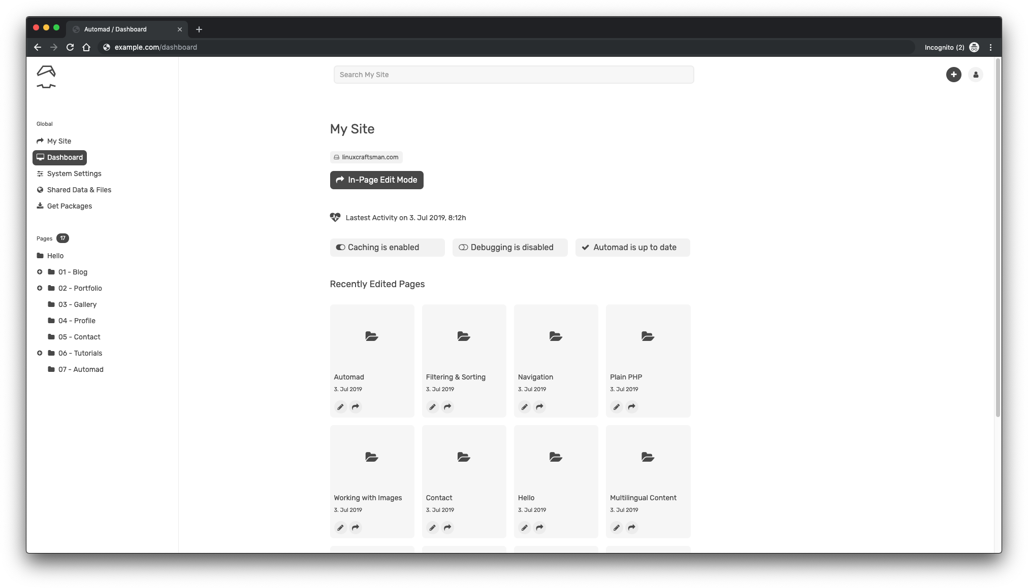 Install Automad Cms With Nginx And Lets Encrypt Ssl On Centos 7
