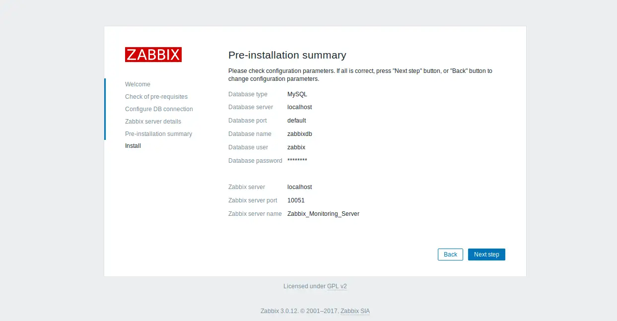 Install Zabbix Monitoring Server and Agent on Debian 9