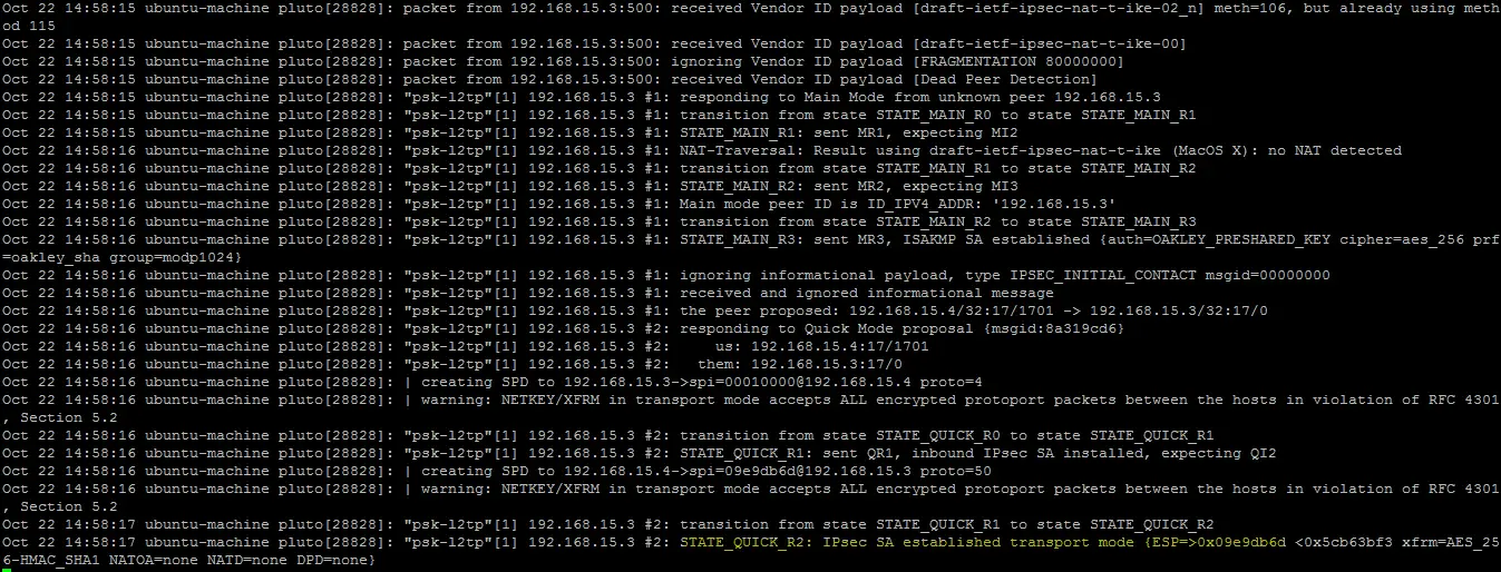 L2tp Over Ipsec Using Openswan With Freeradius Authentication On Ubuntu 1604