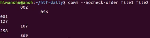Linux Comm Command Tutorial For Beginners 5 Examples 