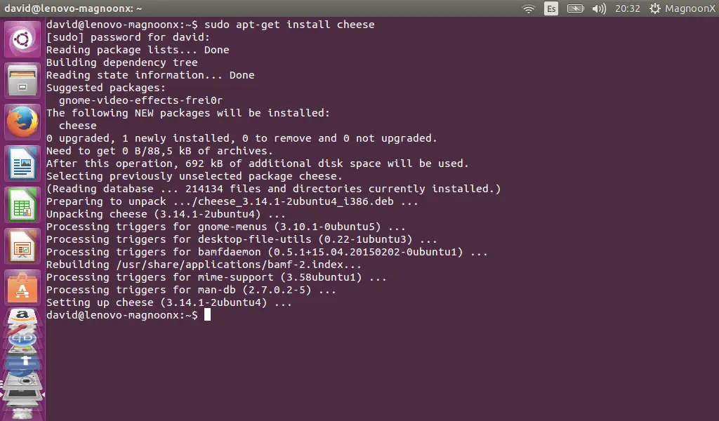 How to Install a Microscope Camera Imager in Ubuntu 15.04