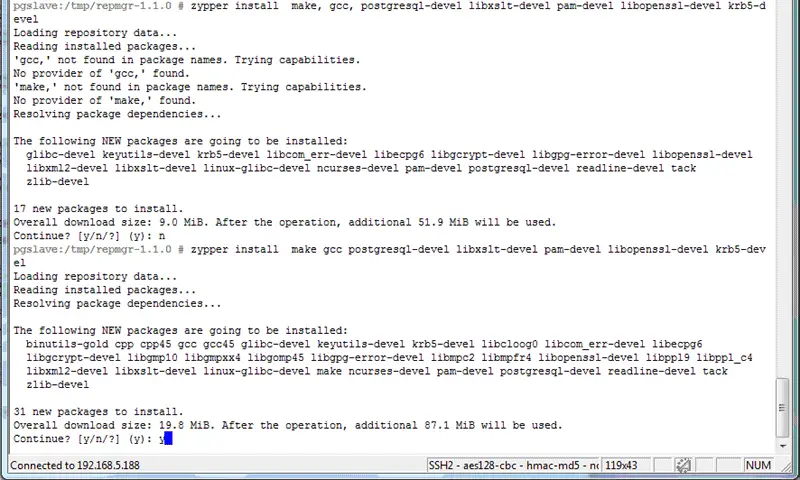 How To Set Up A Postgresql 90 Hot Standby Streaming Replication Server With Repmgr On Opensuse