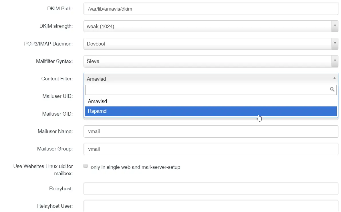Replacing Amavisd With Rspamd In Ispconfig 3 1 On Debian And Ubuntu