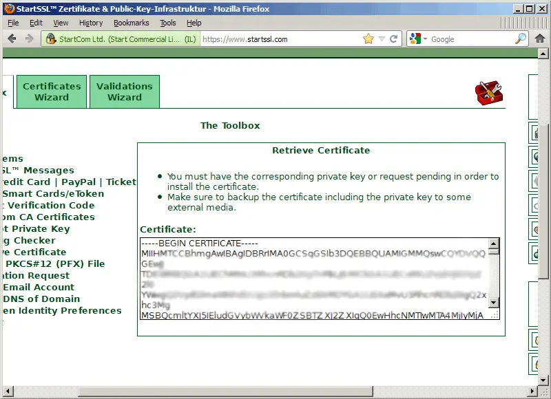 Securing Your ISPConfig 3 Installation With A Free Class1 SSL Certificate From StartSSL