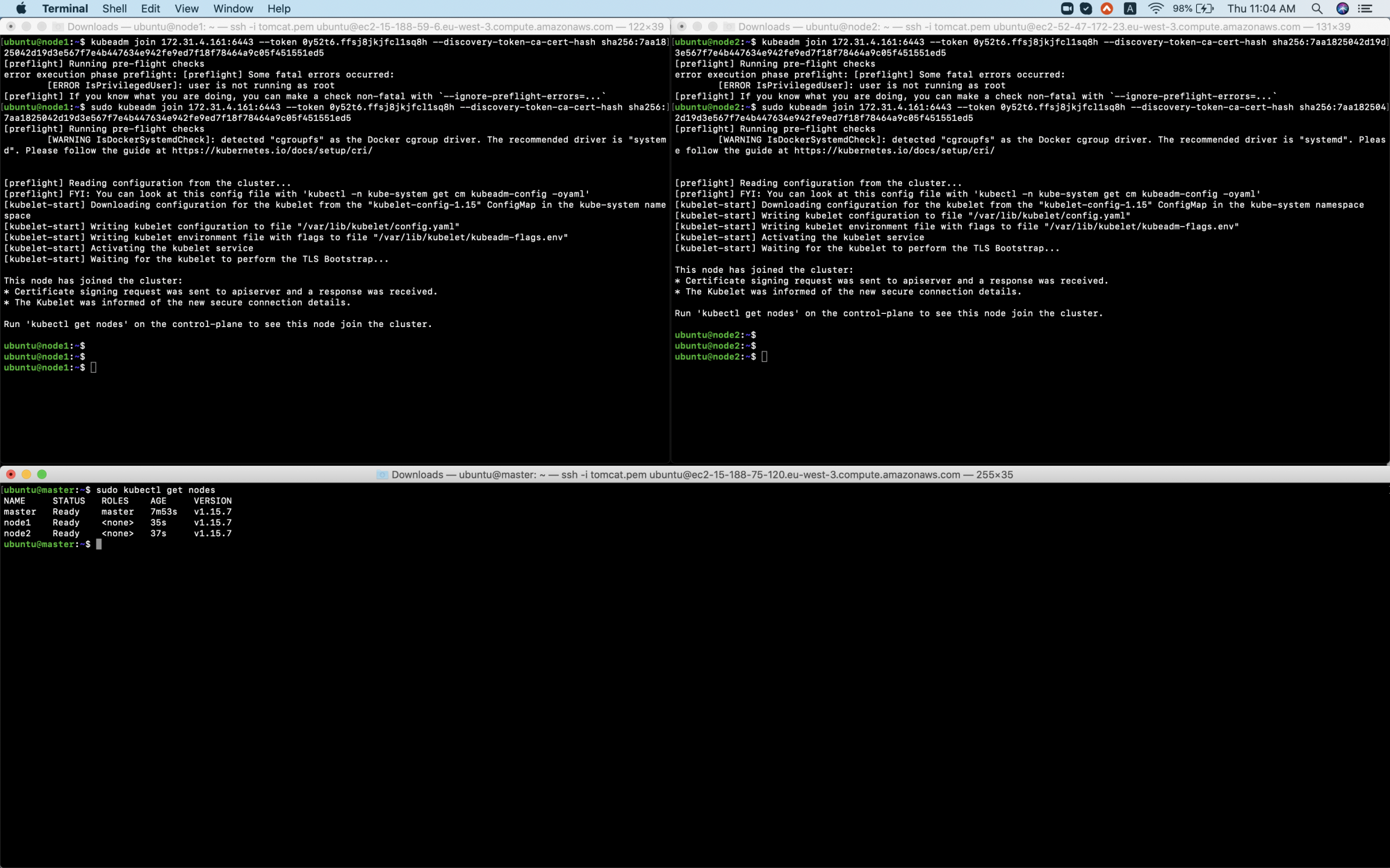 Setup A Kubernetes Cluster On Aws Ec2 Instance With Ubuntu Using Kubeadm Cộng Đồng Linux