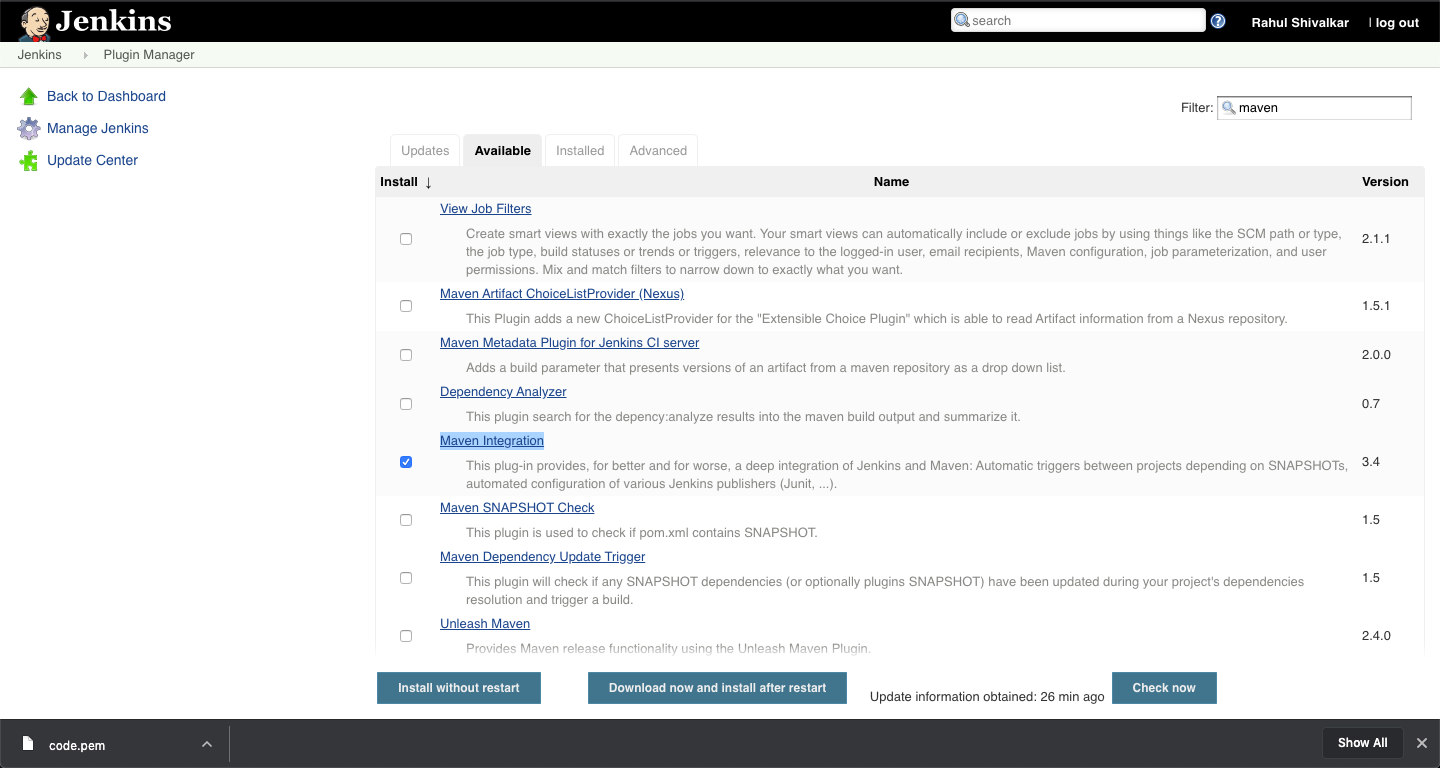 Setup simple CI/CD pipeline using Github and Jenkins on an AWS EC2 Linux instance