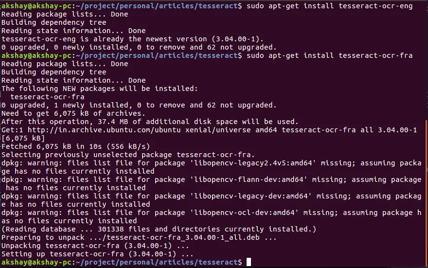 Tesseract OCR Installation And Usage On Ubuntu 16 04