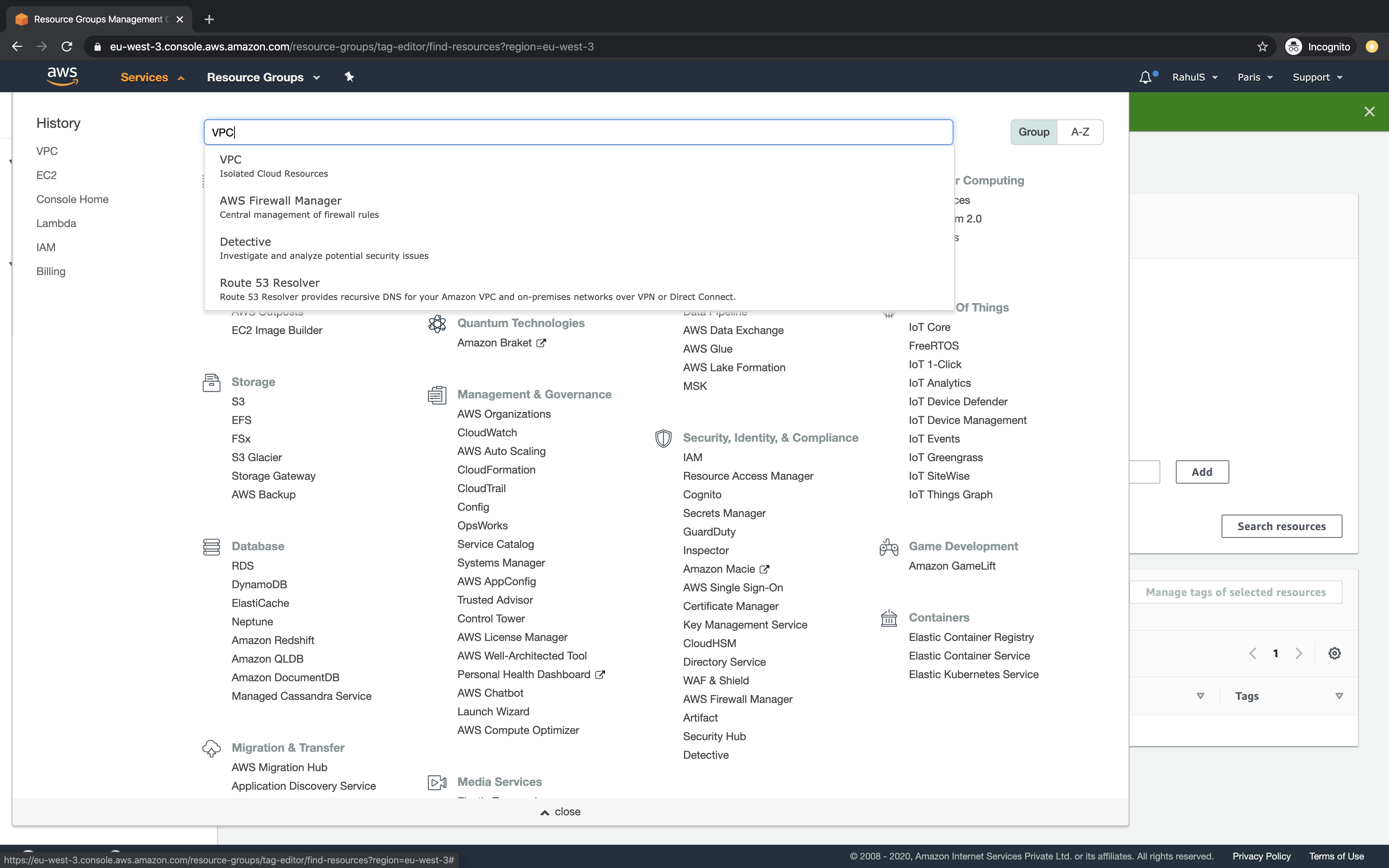 Use Tag Editor to tag resources across regions on AWS
