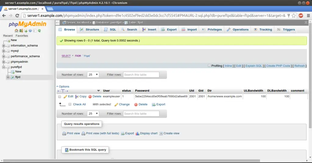Virtual Hosting With Pureftpd And Mysql Incl Quota And Bandwidth Management On Opensuse 132