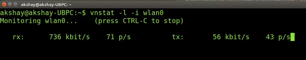 Installing And Using Vnstat And Vnstati For Monitoring Network Traffic In Ubuntu