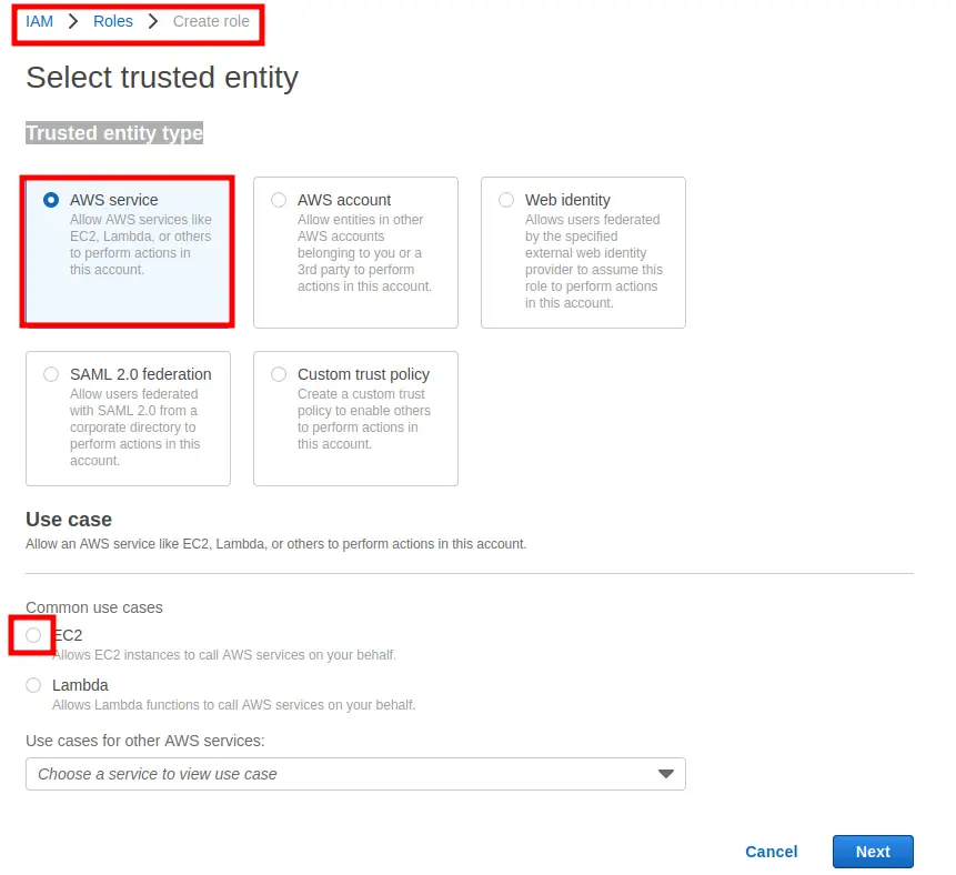 What is the PassRole permission in AWS and how to use it